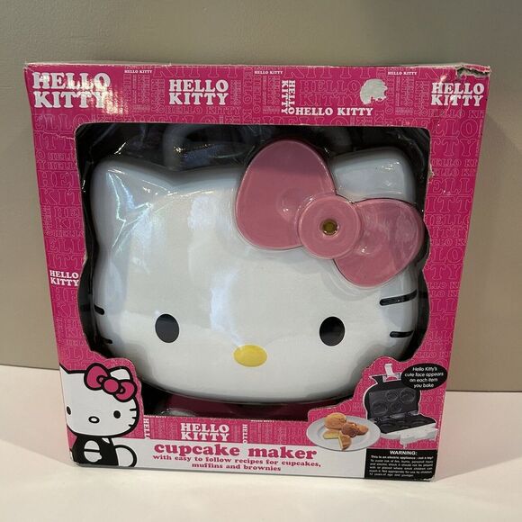 Sanrio | Kitchen | Hello Kitty Waffle Maker Kt522 Sanrio 4 Waffles Iron ...